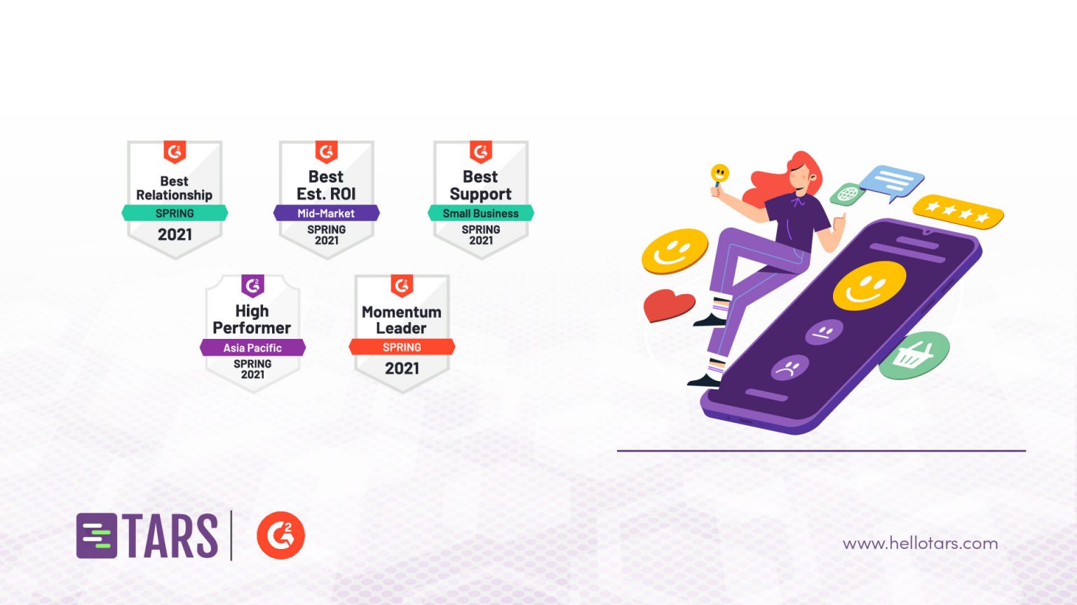 G2 Recognizes Tars as a Leader for Chatbot Platform and Conversational ...