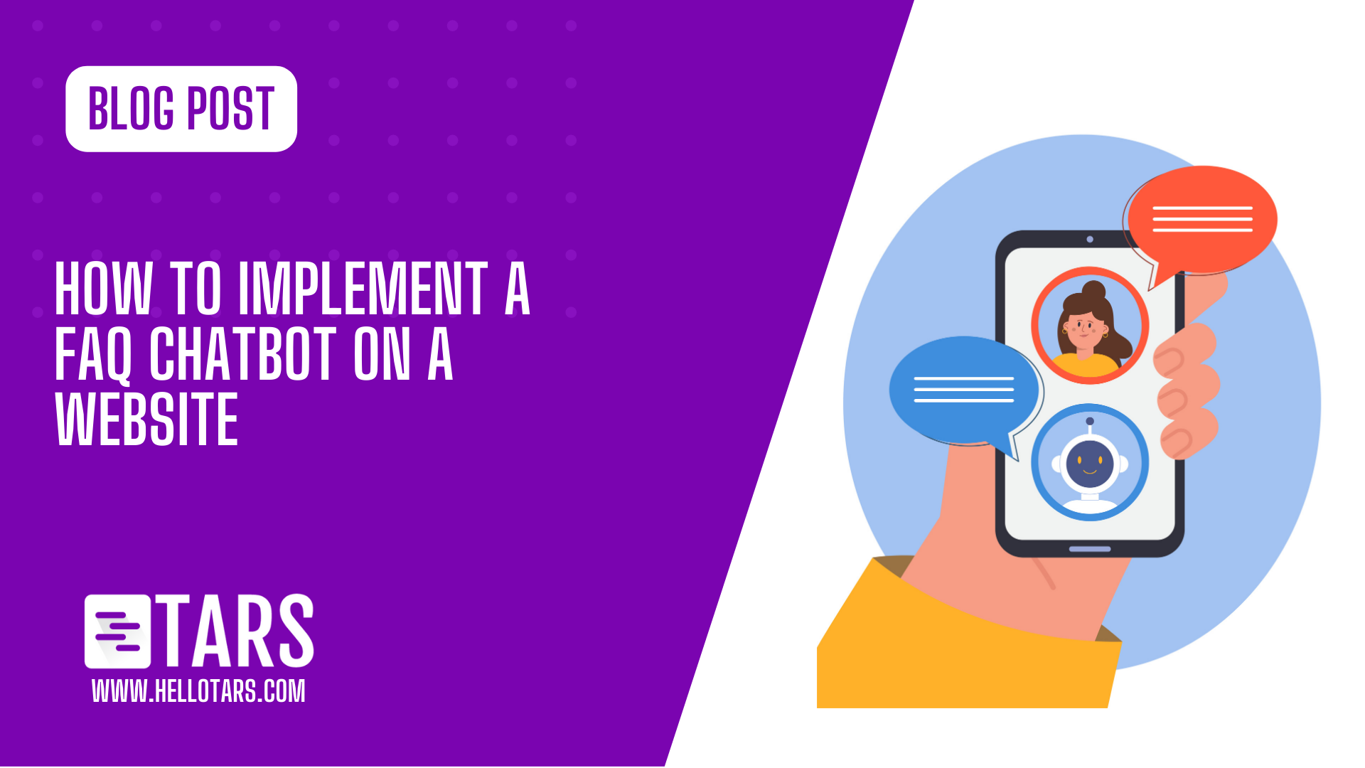 How to Implement a FAQ Chatbot on a Website - Tars Blog