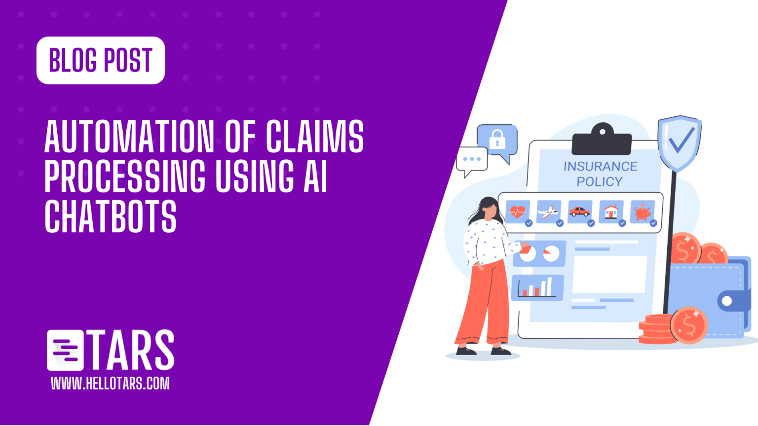 Automation of Claims Processing Using AI Chatbots - Tars Blog