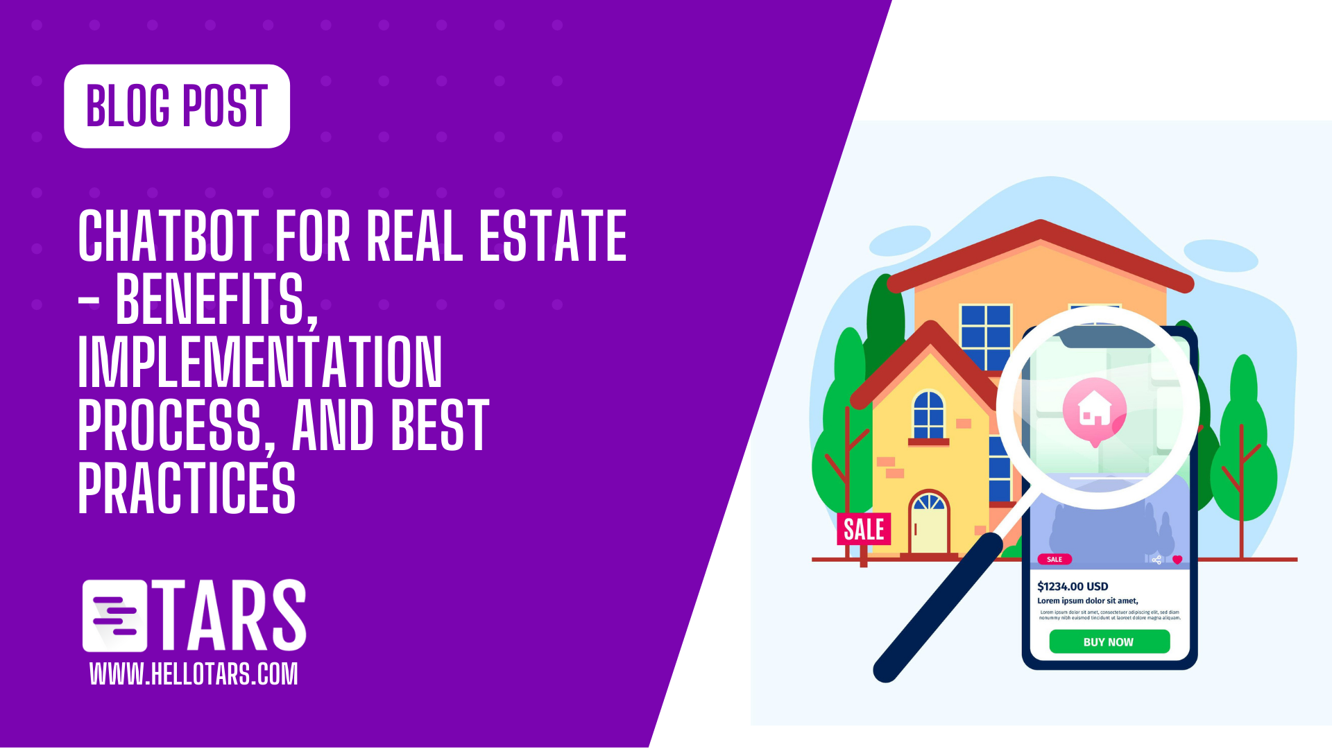 Chatbot for Real Estate - Benefits, Implementation Process, and Best Practices - Tars Blog