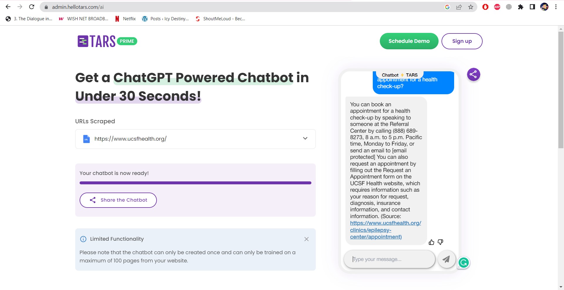 Introducing Tars Prime: Build Your Own ChatGPT-Powered AI Chatbot ...