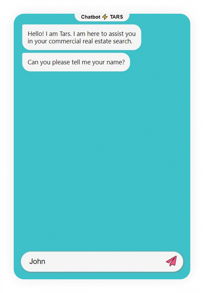 Using a Chatbot for Commercial Real Estate - Beginner’s Guide - Tars Blog