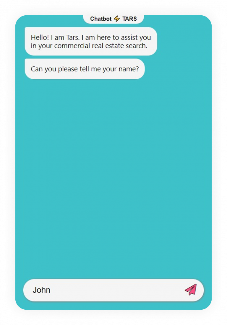 Using a Chatbot for Commercial Real Estate - Beginner’s Guide - Tars Blog
