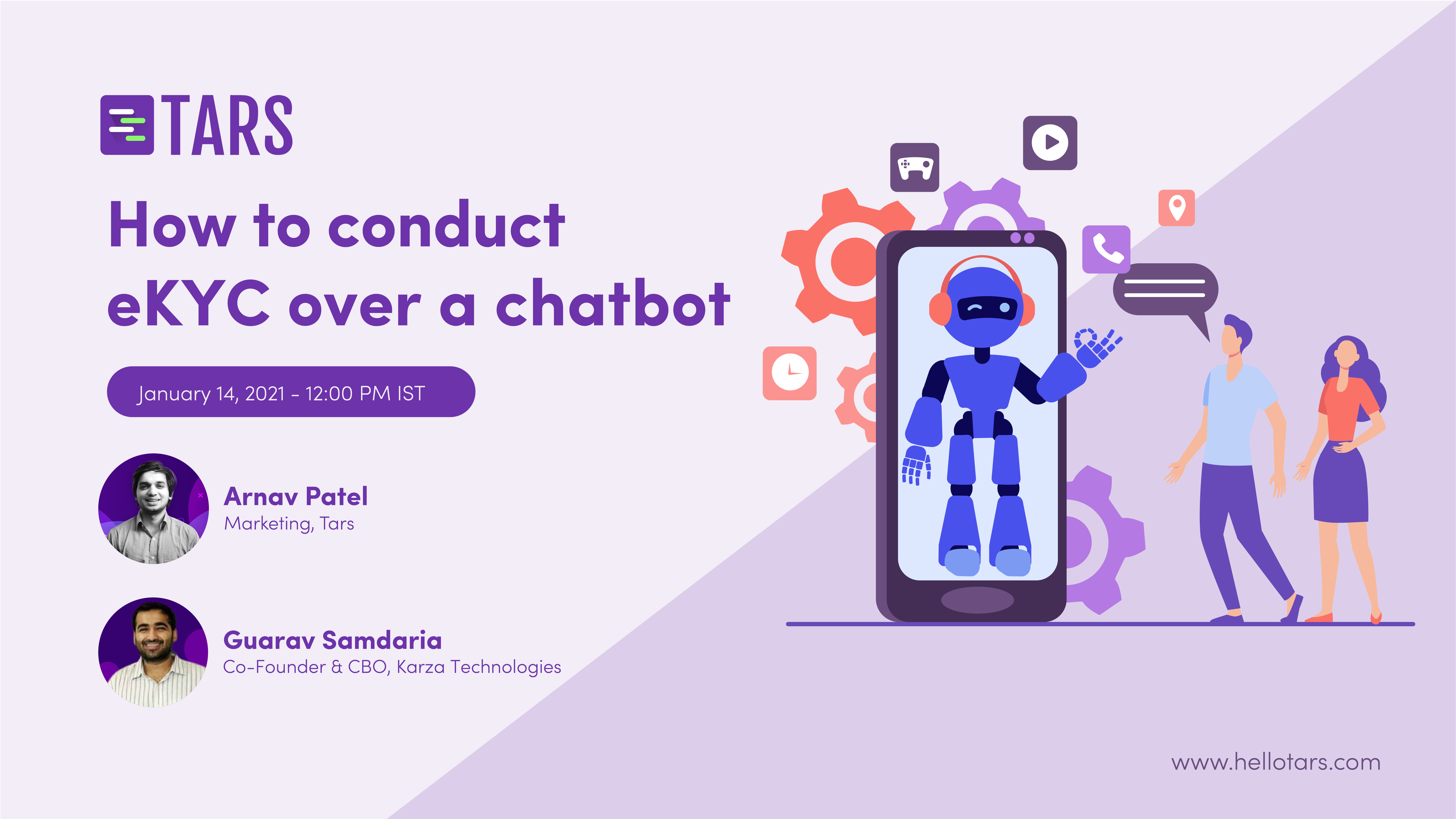 How to conduct eKYC over a chatbot - Tars webinar
